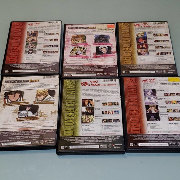 saiyuki | Media | Anime Dvd The Great Collection Of Saiyuki Reload ...